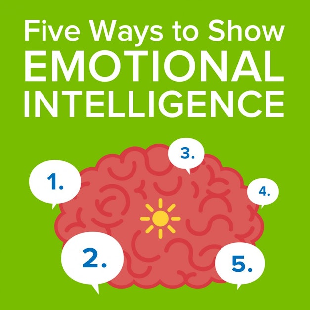Five Ways to Show Emotional Intelligence Infographic - Infographic ...