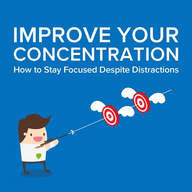 Improve Your Concentration Infographic - Infographic Transcript