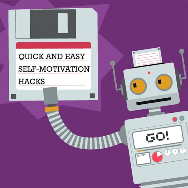Quick and Easy Self-Motivation Hacks Infographic - Infographic Transcript